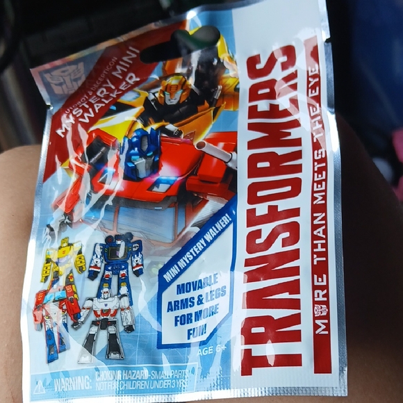 transformer | Toys | Mini Walker Action Figure Red And Blue | Poshmark